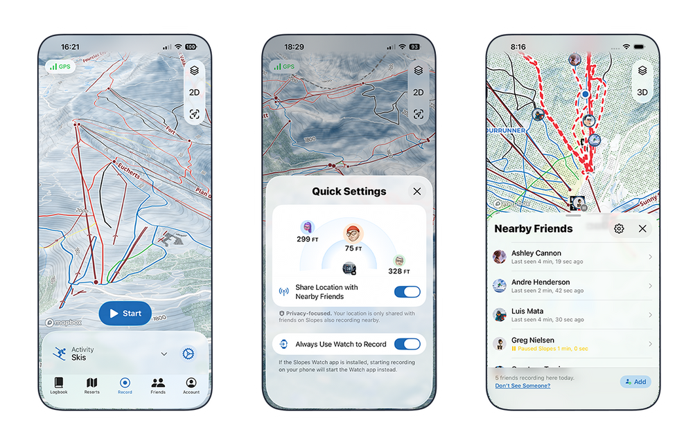 Slopes - The Best Ski Tracking Experience